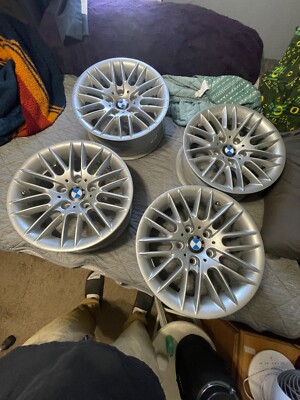 FULL SET! CLEAN, and USED! 17 inch OEM BMW 2 Series rims (Silver) | eBay