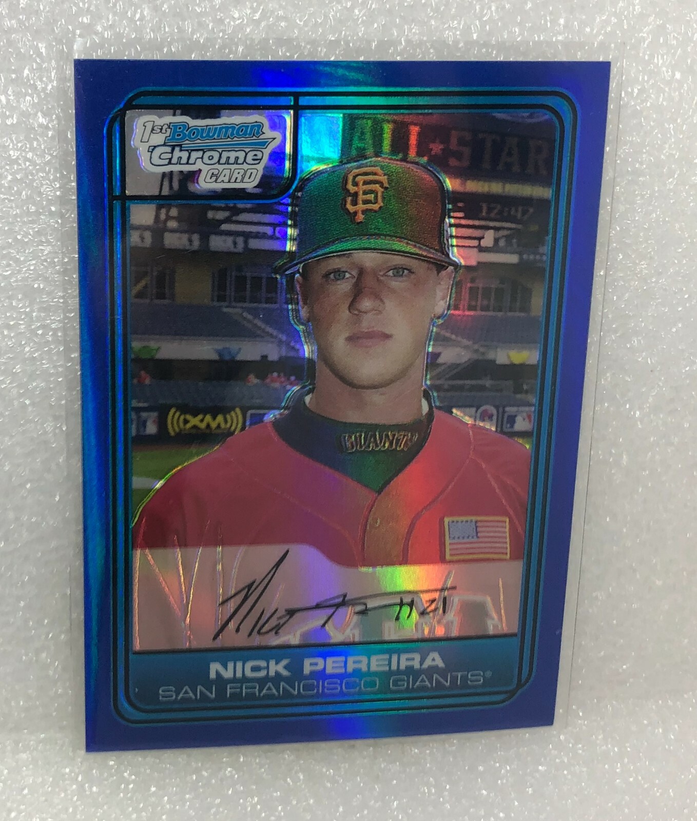 2006 Bowman Chrome Draft Future's Game Prosp. Blue Refractors #21 Nick ...