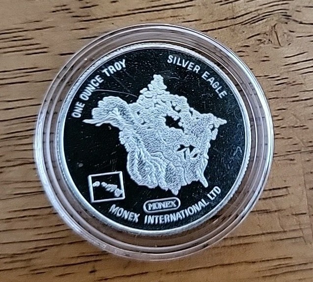 1982 Monex Silver Eagle 1 oz .999 fine Silver Round Coin | eBay