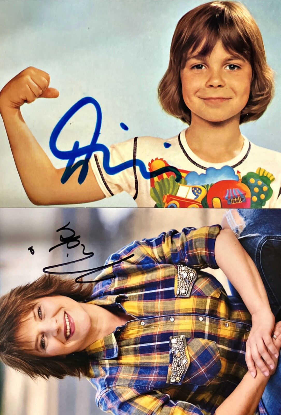 2 Autogramme Nicki Schlagersängerin und der Kinderstar ALOIS NICKI DOFF ...