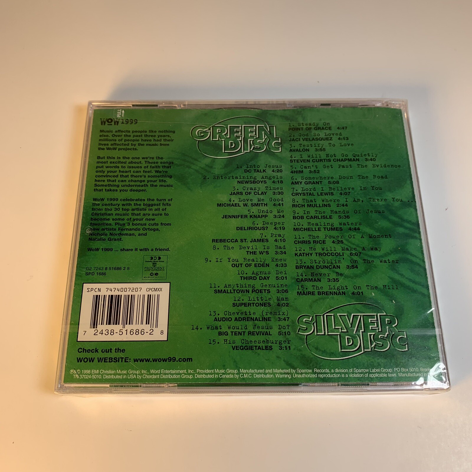 WOW 1999: The Year's 30 Top Christian Artists and Songs by Various ...
