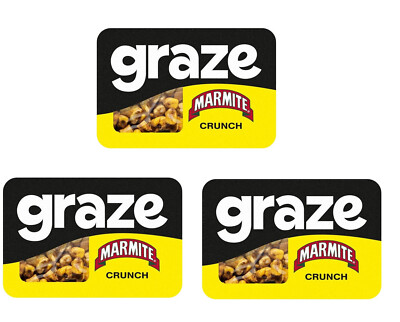 Graze Vegan Marmite Crunchy Mixed Snacks 28g - 3 Packs | eBay UK