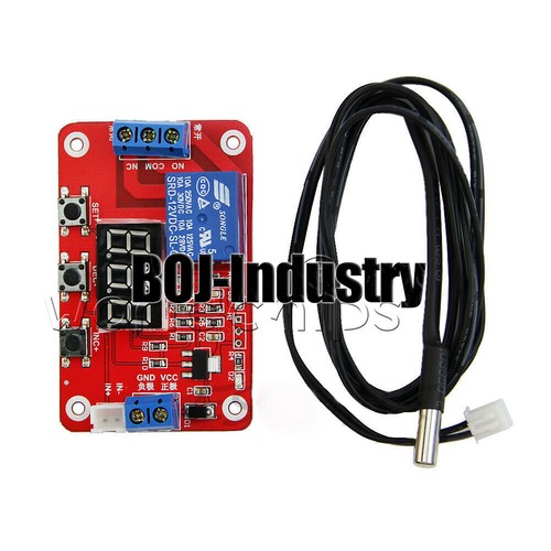 DC 12V Relay Switch Control Digital -20 to100℃ Temperature Display ...