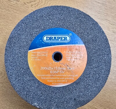 3 X Draper Grinding Wheels - 29632 -200 X25 X15.8MM BORE | eBay