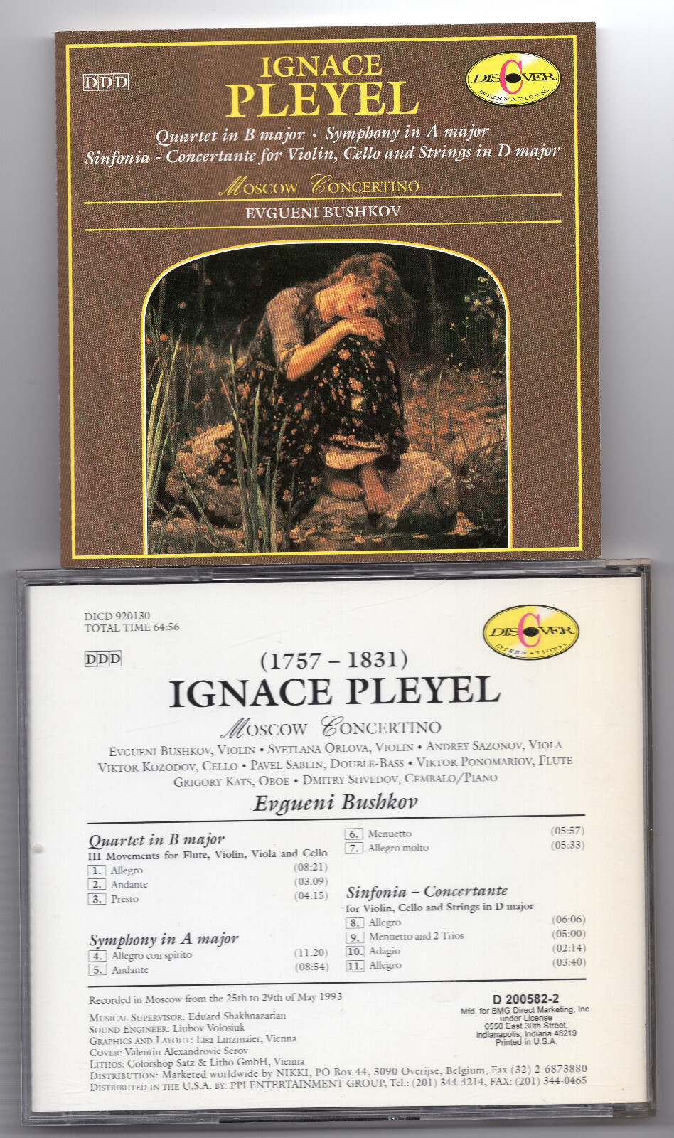Ignace Pleyel - Symphony in A major / Sinfonia-Concertante/ Quartet ...