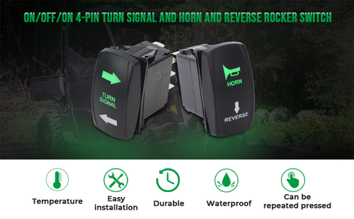 Universal Turn Signal Horn Street Legal Kit For Can Am Arctic Cat ATV ...