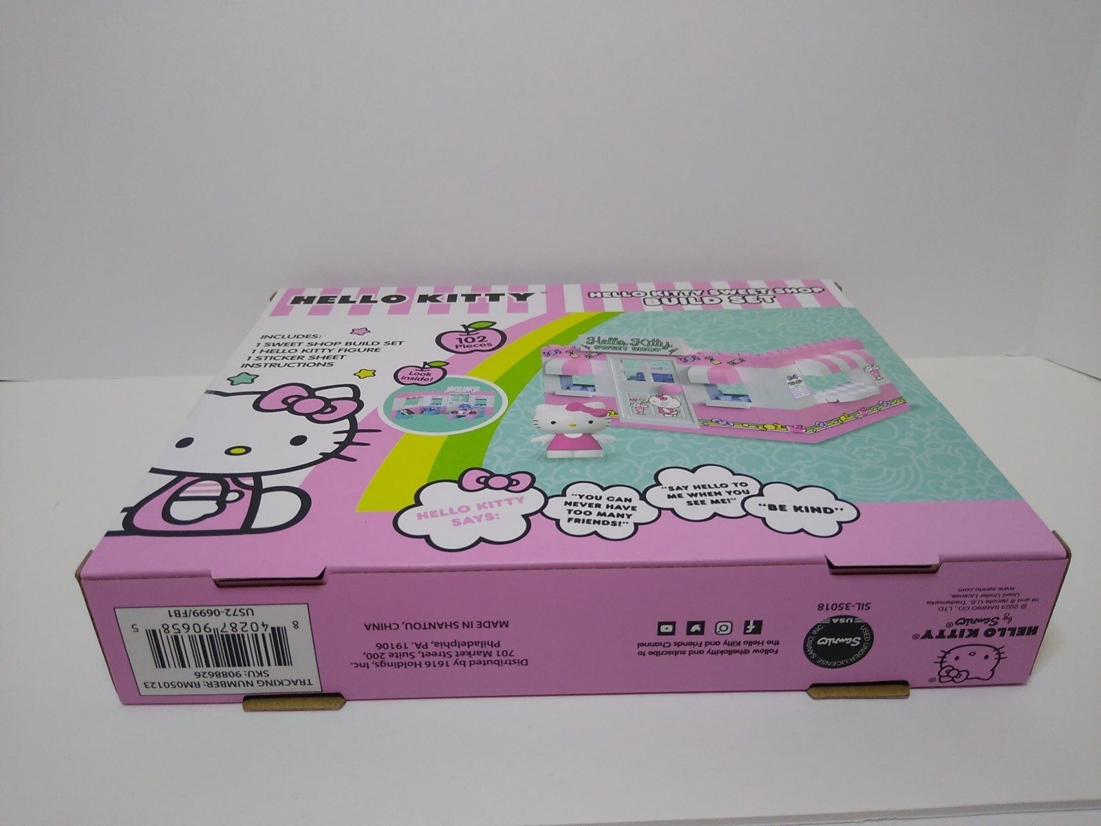 Hello Kitty Sweet Shop Sanrio Build Set 102 Pieces Includes Hello Kitty ...