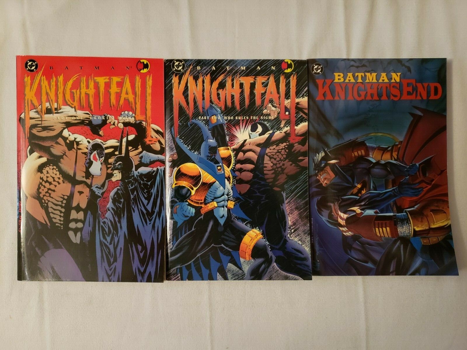 BATMAN Knightfall 1 & 2 + Knightsend Saga All 3 DC TPBs 1993-95 First ...