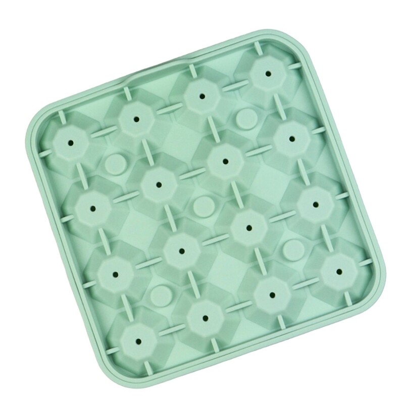 Diamond Shaped Flexible Ice Tray Kitchen Accessary Silicone Ice Maker ...