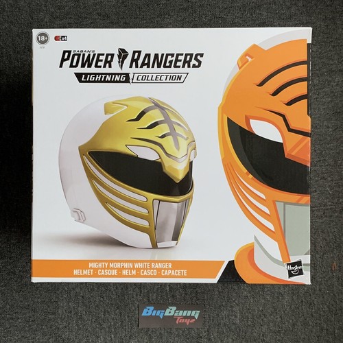 Power Rangers Lightning Collection Mighty Morphin White Ranger Helmet ...