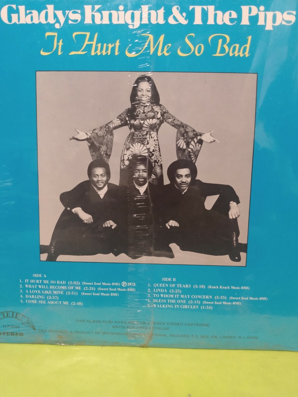 Gladys Knight & The Pips- It Hurt Me So Bad LP Vinyl 33 1/3 Trip TLP ...