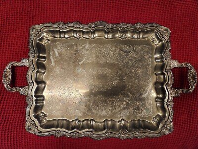 Platters & Trays - Sheridan Silverplate Footed