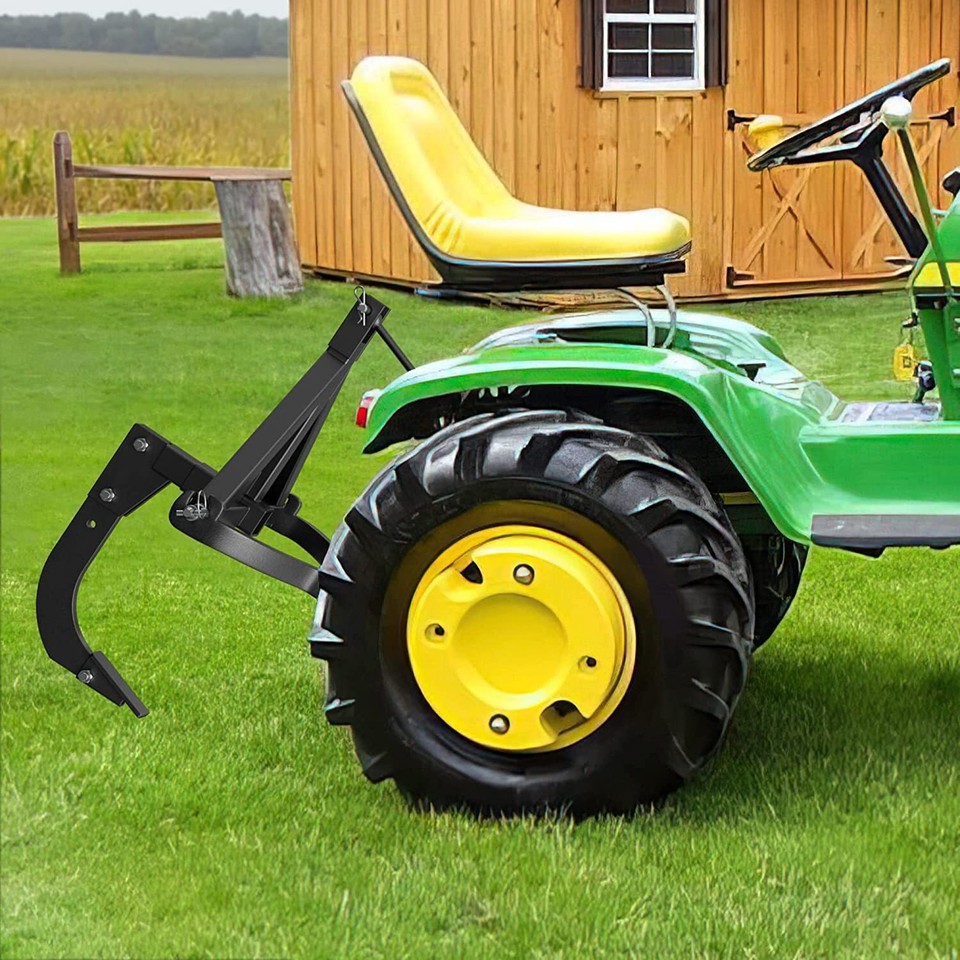Hitch Lawn Mounted Ripper Middle Buster Plow for ATVs/UTVs Tractor W/2 ...