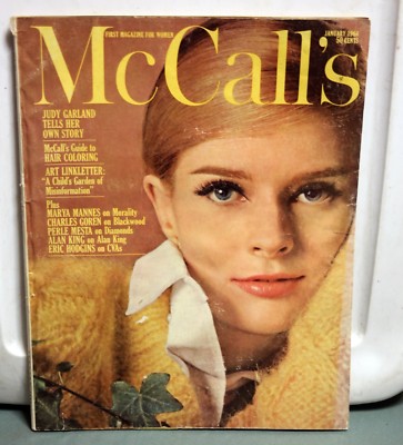 Vintage McCall's magazine, ads, fashions, January 1964 | eBay