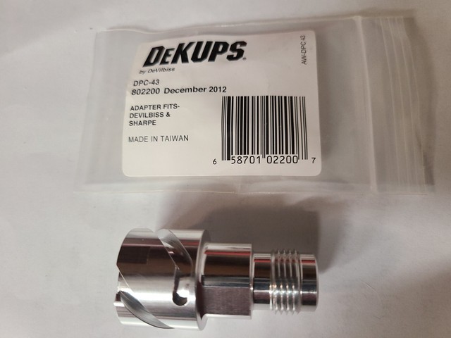 Devdpc43 DeVilbiss DeKups Disposable Cup Adapter for sale online | eBay