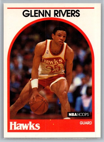 1989 NBA Hoops #252 Glenn Rivers Atlanta Hawks | eBay