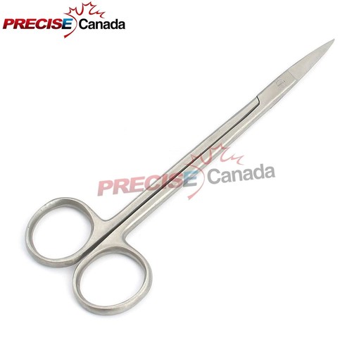 Kelly Scissors 6.25" Straight Serrated Blade Sharp Points Long Shanks ...