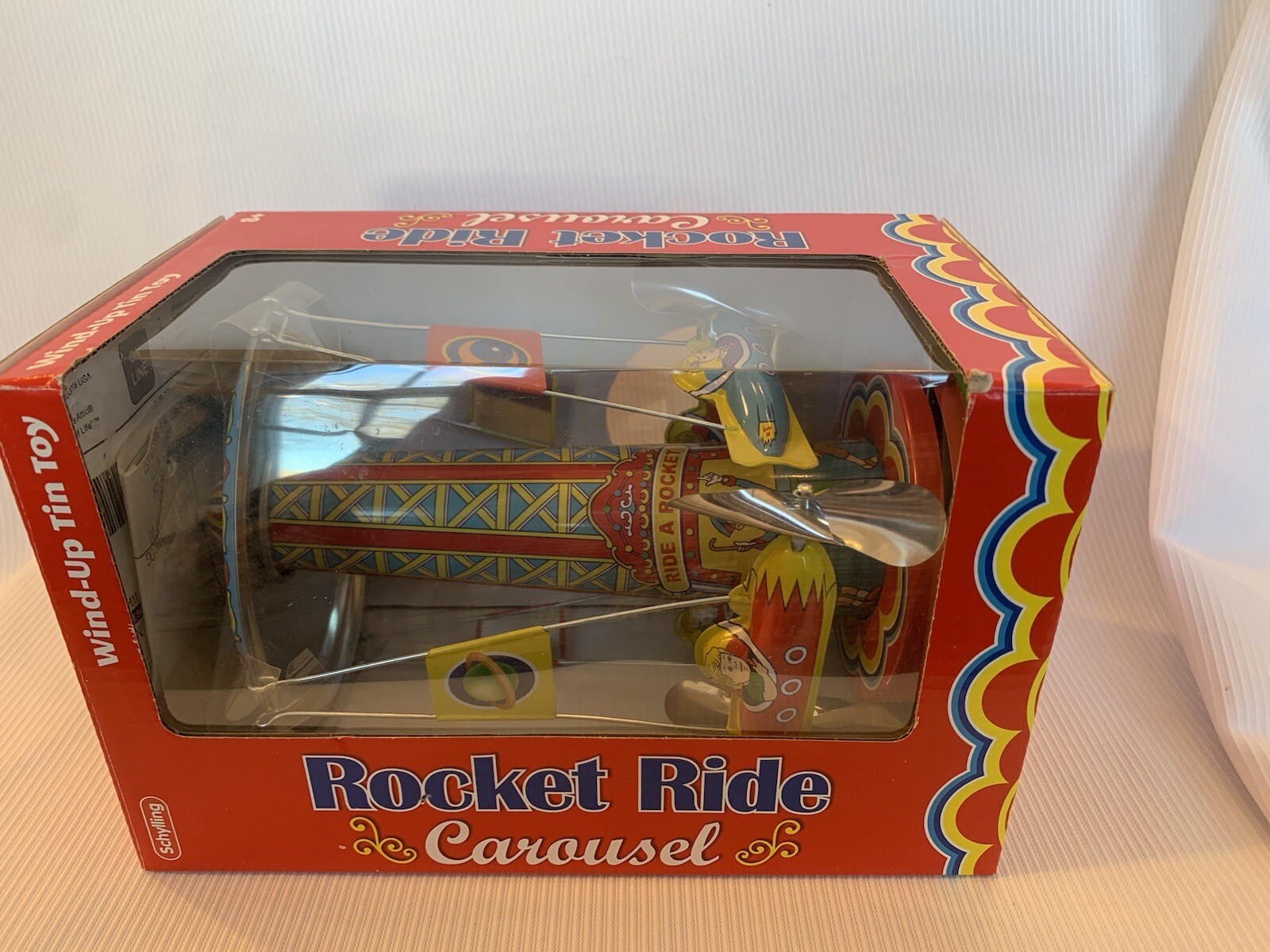 Schylling Rocket Ride Carousel Tin Toy Collector Series With Box 2011 ...