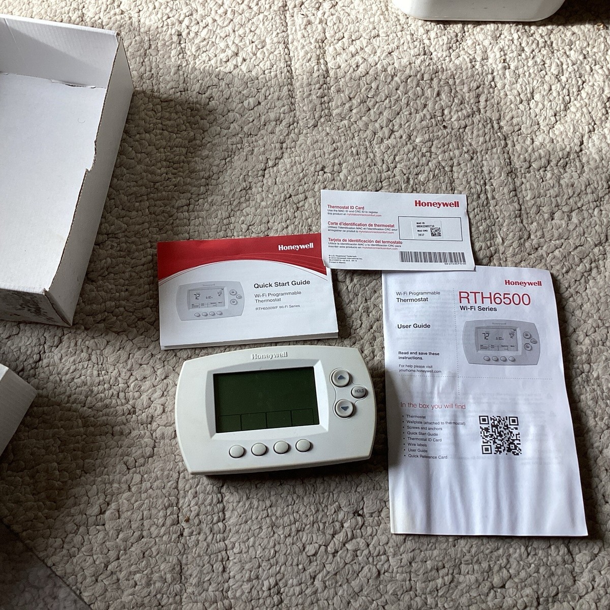 Guía Del Termostato Honeywell