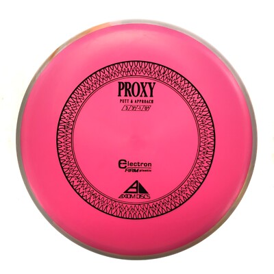 DISC GOLF AXIOM ELECTRON FIRM PROXY STABLE PUTTER 172g PINK W/ SWIRL RIM | eBay