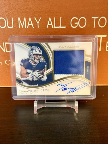 2024 Immaculate Tony Pollard Premium Patch Auto /99 | eBay
