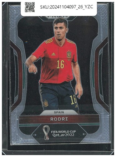 2022 Panini Prizm FIFA World Cup Qatar 2022 TM Rodri Base Prizms #227 ...