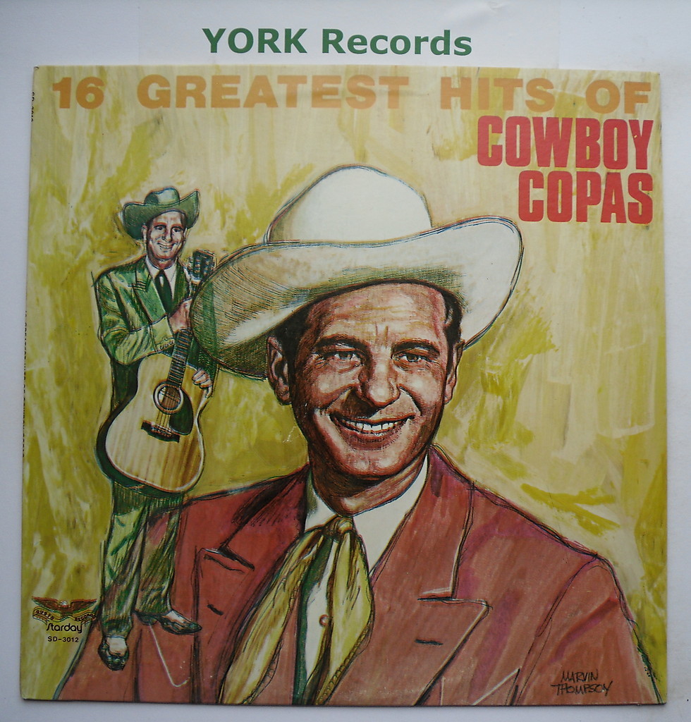 COWBOY COPAS - 16 Greatest Hits - Excellent Condition LP Record Starday ...