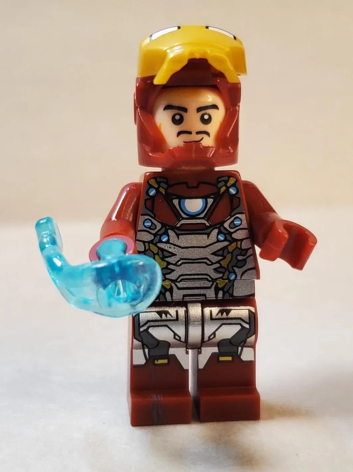 Set of 8 Custom Lego Marvel Avengers Iron-Man, Tony Stark Minifigures ...