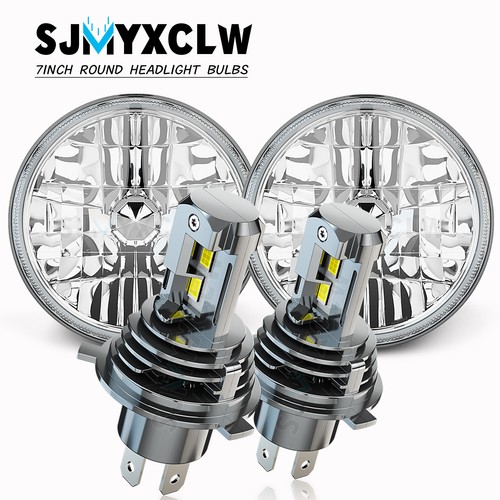 For Chevy C10 C20 C30 K10 G20 7" Inch Round LED Headlight Hi-Lo Sealed ...