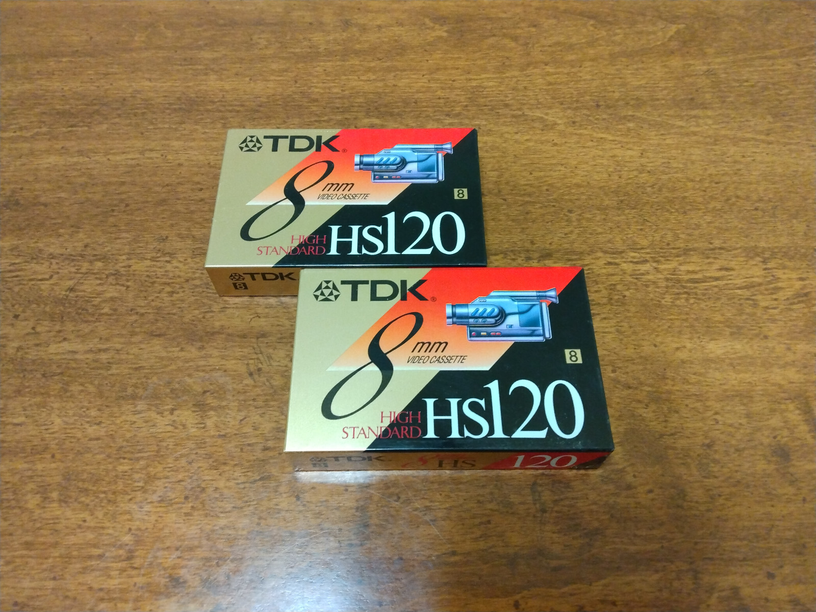 TDK 8mm HS120 High Standard 120min Camcorder Videocassette Lot of 2 New ...