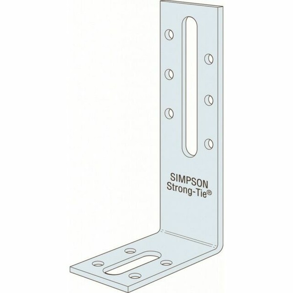Simpson Strong Tie Galvanised Steel Adjustable Angle L Bracket ...