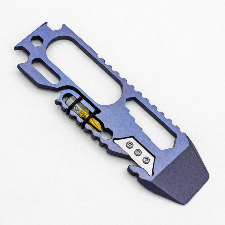 Universal Titanium Alloy Portable Multi-Tools Opener Pry Bar Car ...