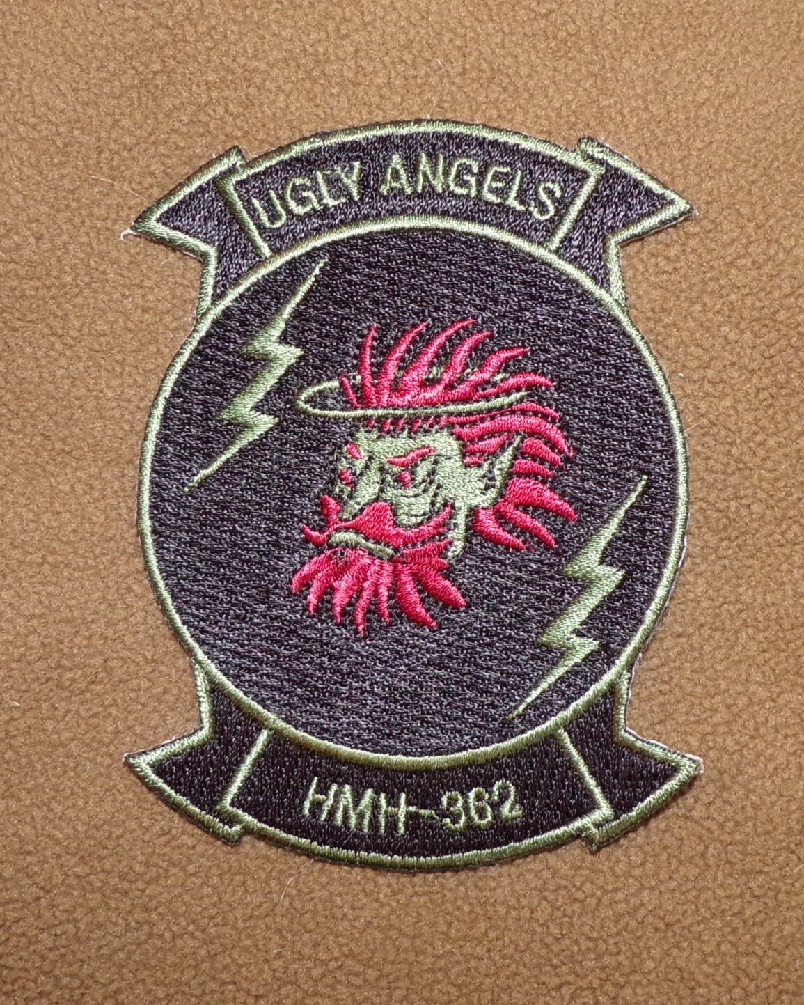USMC HMH-362 Marine Heavy Helicopter Squadron Subdued Embroidered Patch ...