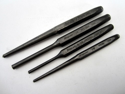Vintage Snap-on 4pc Pin & Center Punch PPC3A PPC4A PPC105A PPC108A USA ...