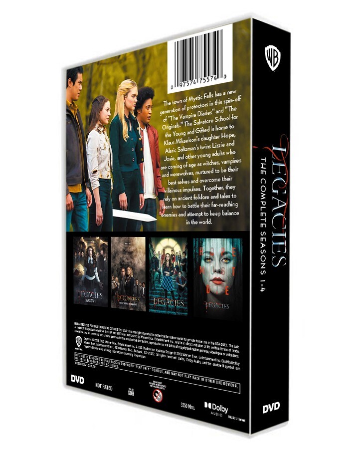Legacies: the Complete Fourth Season (DVD, 2021) for sale online | eBay