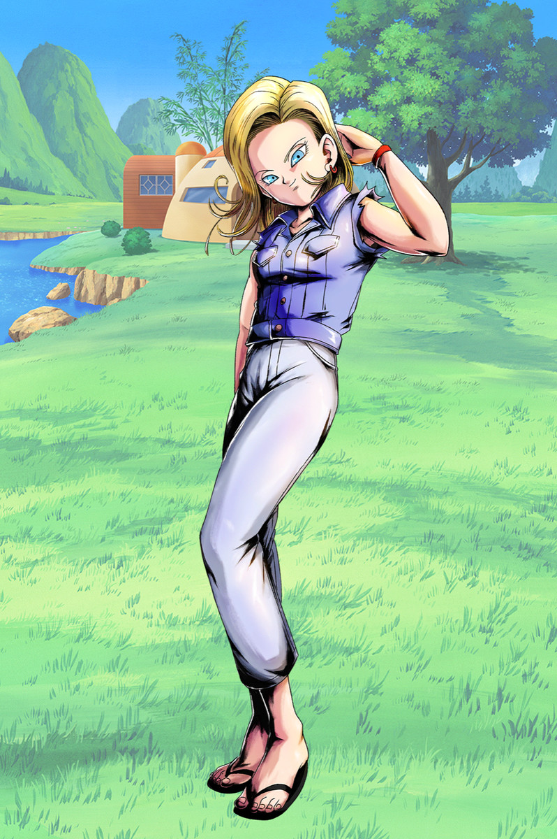 Android 18 Feet