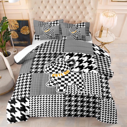 Soft Comforter Microfiber Doona Cute Dogs & Cats Quilt Duvet Bedspread ...