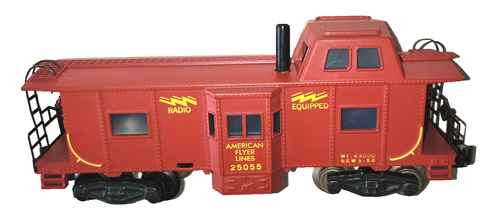 AMERICAN FLYER Gilbert 25055 Smoking Bay Window Caboose - Yes, it ...
