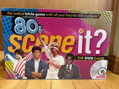 NEW SEALED IN PLASTIC 80s Scene It 1980s DVD Trivia Game Mattel NIB ...