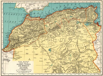 1900-Now - Map Of Morocco