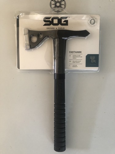 SOG FastHawk Tactical Tomahawk 2" 420 Stainless Steel Blade 12.5 ...