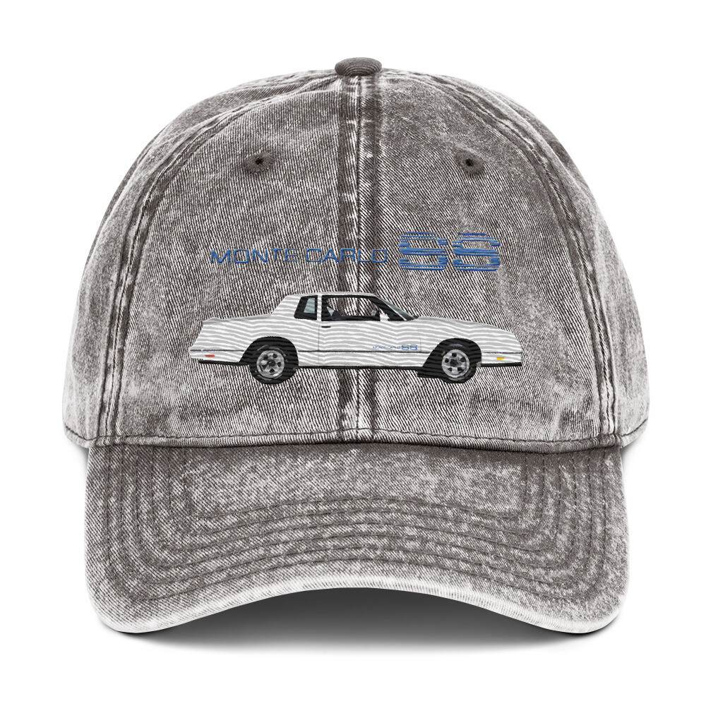 1984 Chevy Monte Carlo SS Classic Car Vintage Cotton Twill Cap dad hat ...