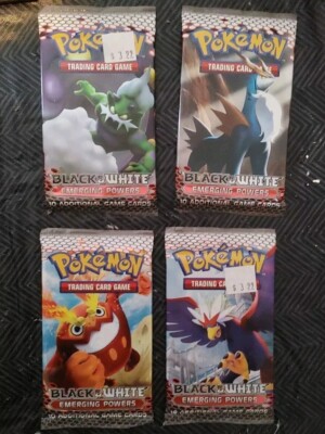 Pokemon Emerging Powers 2011 Booster Pack Random Artwork Factory Sealed ...