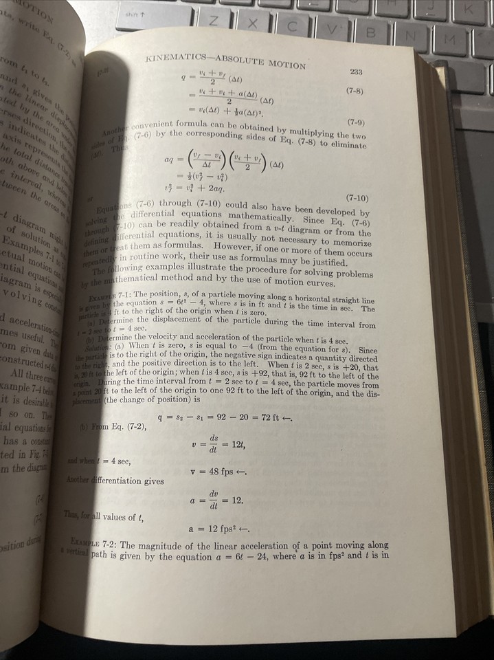 1949 Engineering Mechanics By Archie Higdon & William Stiles Hardcover ...