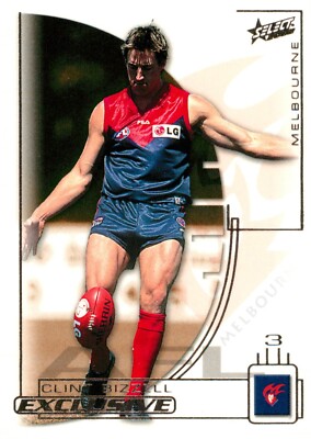 2002 MELBOURNE DEMONS AFL Card CLINT BIZZELL Exclusive | eBay