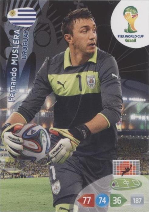 2014 Panini Adrenalyn XL FIFA World Cup Brazil - Fernando Muslera for ...