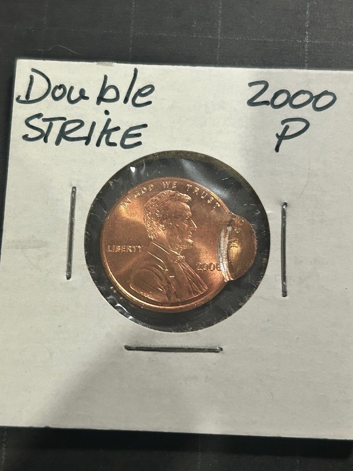 2000 P Lincoln Memorial Cent ERROR Double Strike | eBay