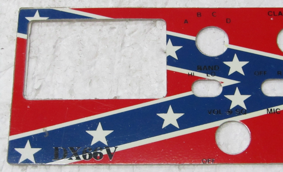 Workman 66REB Radio Replacement Faceplate Chrome Face For Galaxy DX66 ...