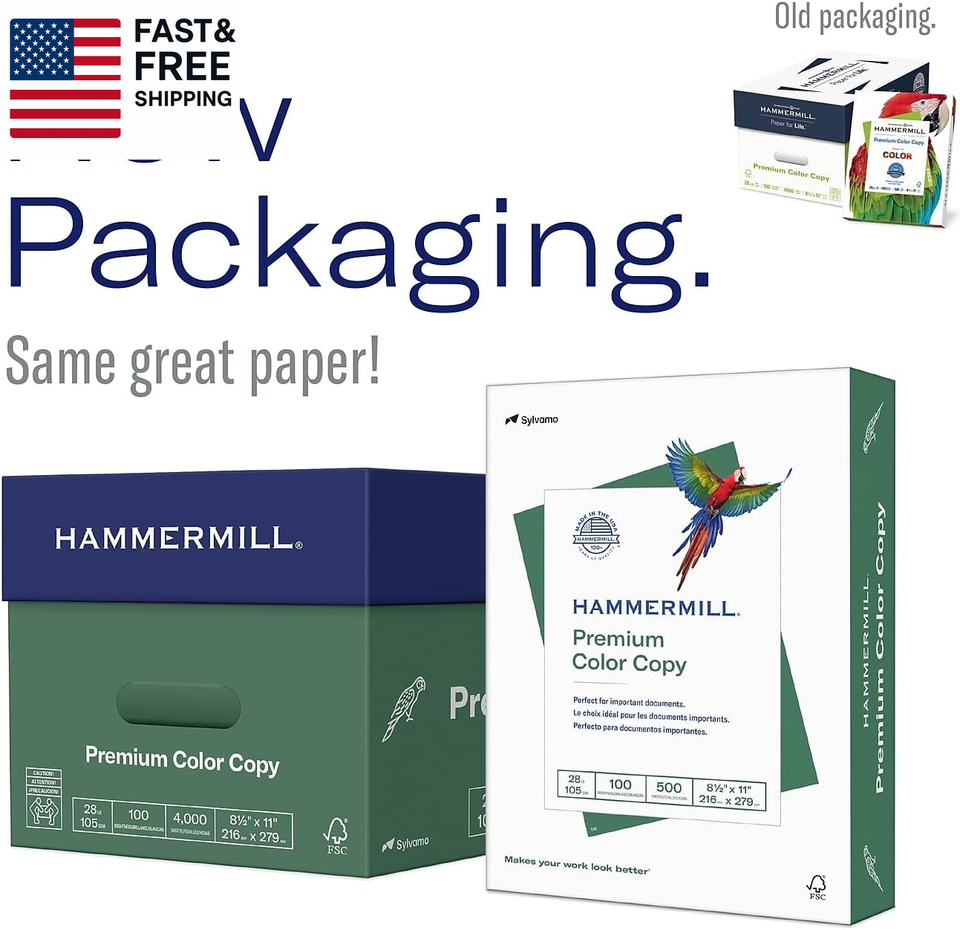 Printer Paper, Premium Color 32 Lb Copy Paper, 8.5 X 11 - 1 Ream (500 ...