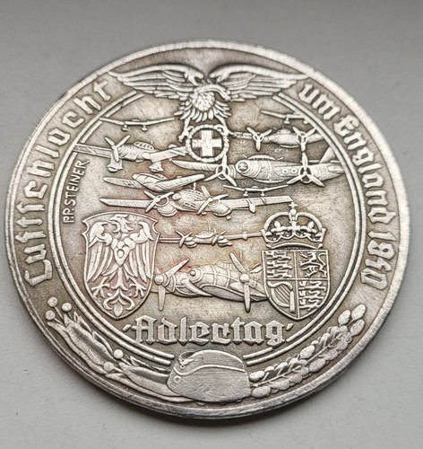 WW2 Eagle Day Battle of Britain 1940 German Military Table desk medal N ...